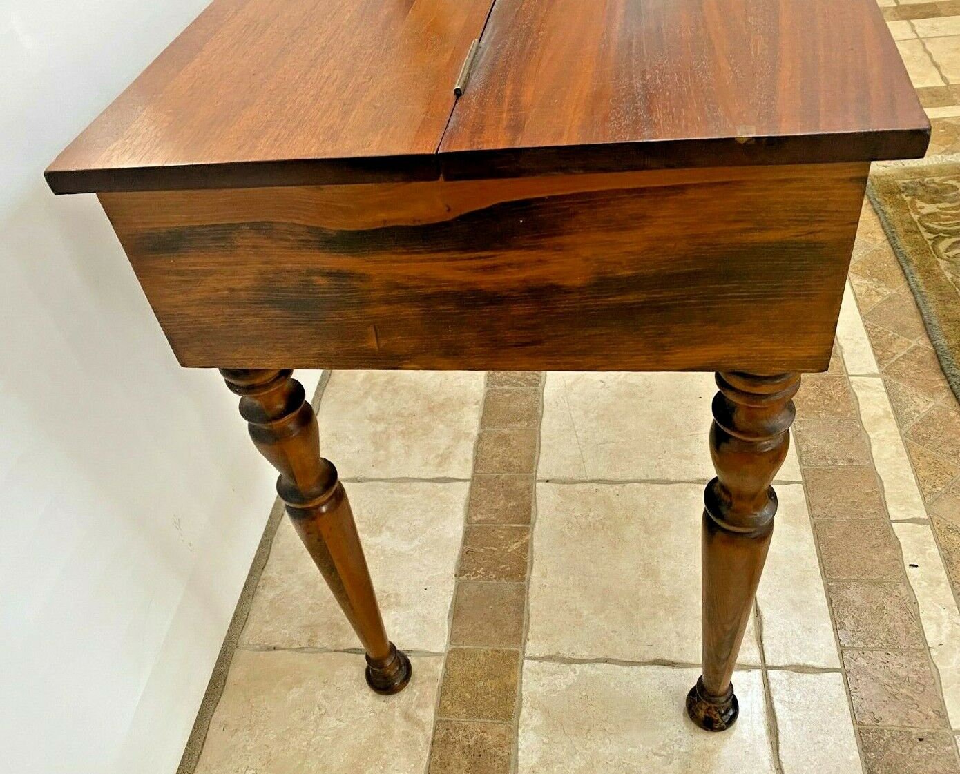 Antique Piano Spinet Desk Flip top writing secretary pull out | Etsy