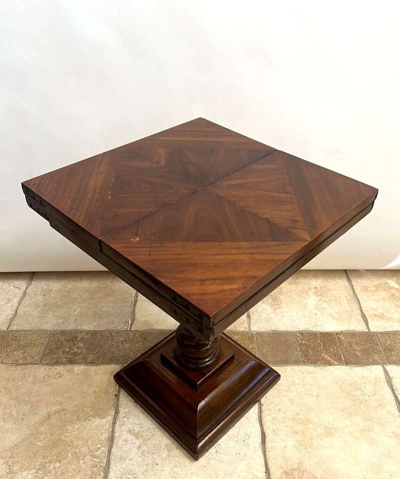 Vintage Drexel Expanding Square Table Barley Twist Petite Size - Etsy