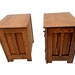 Retro Pair White Clad Cabinets Nightstands Ice Box Style Set of Two by ...