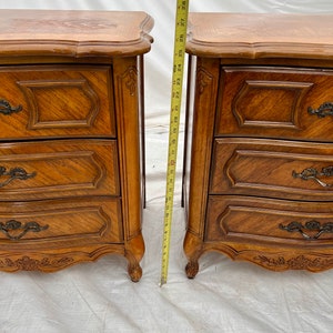 Stanley Furniture Nightstands Bedside Side Tables Chest of Drawers Set ...