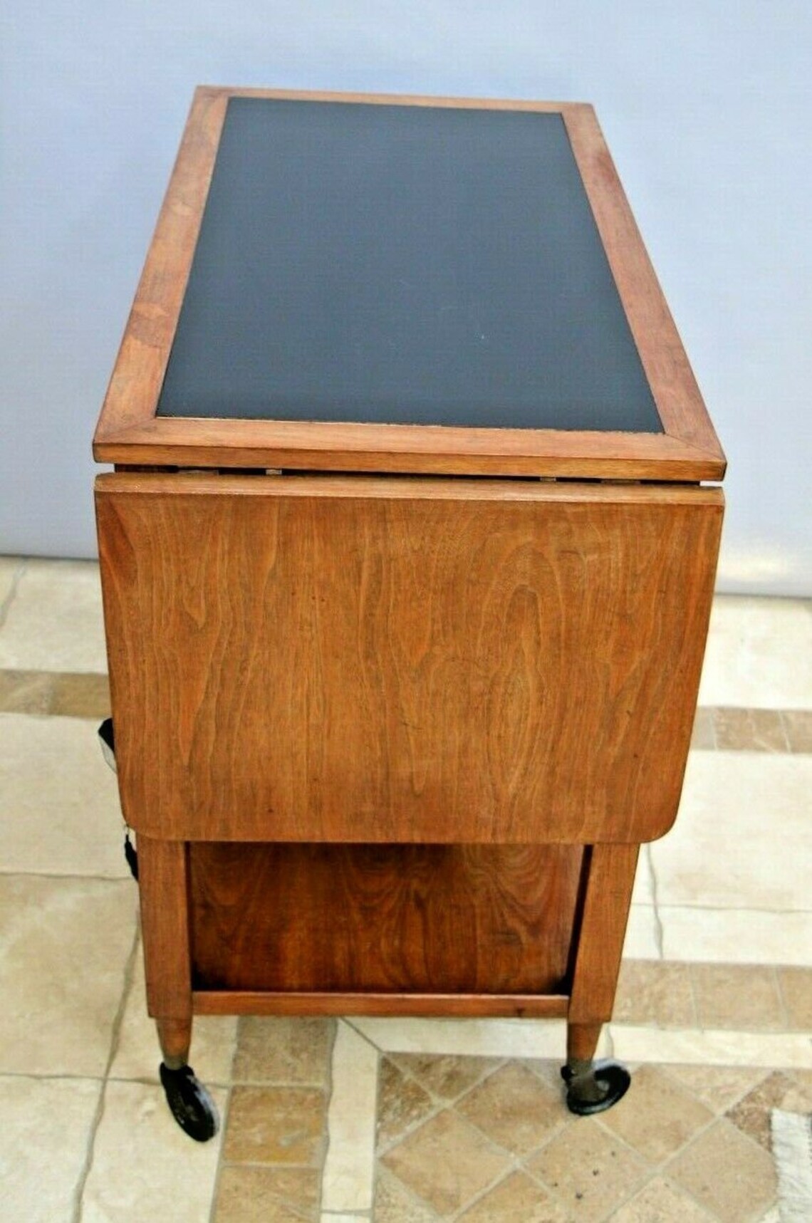 Mid Century Modern Serving Bar Rolling Buffet American of | Etsy