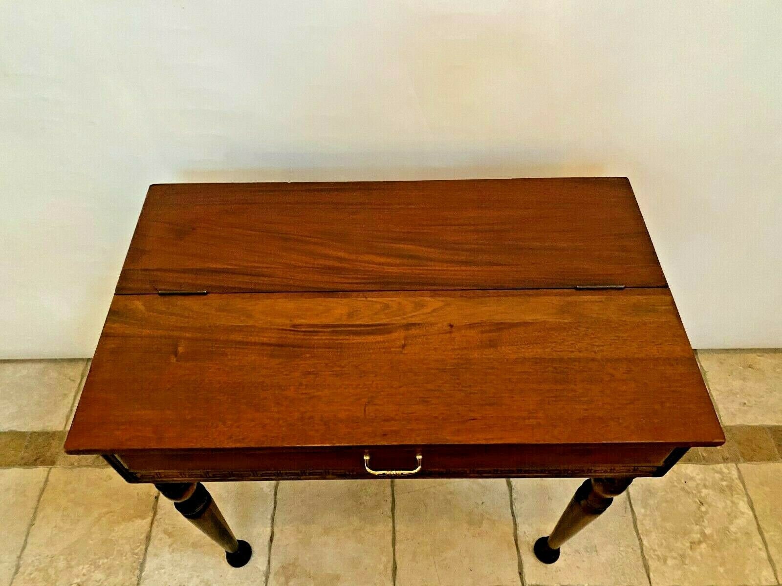 Antique Piano Spinet Desk Flip top writing secretary pull out | Etsy