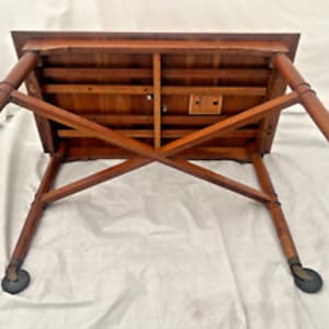 Stickley Vintage Cherry Expanding Bar Tea Cart Server Butlers Table ...