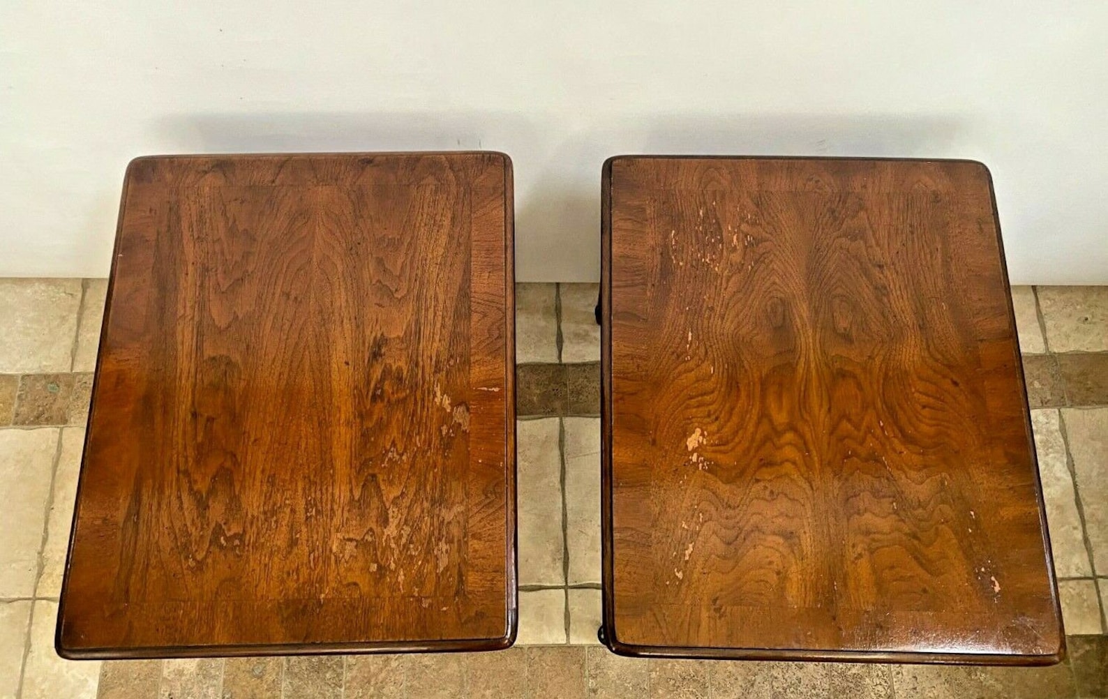 Vintage Pair of Henredon Side Tables Walnut Nightstands Single | Etsy