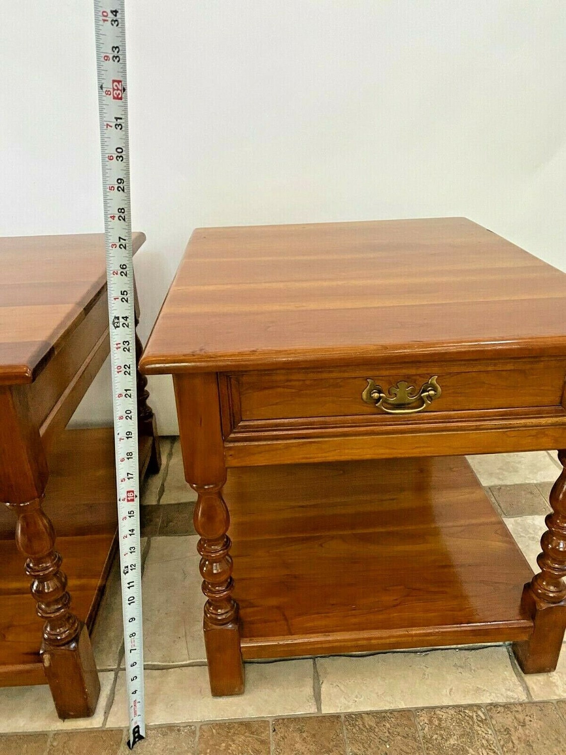 Authentic Stickley Side Tables Nightstands Solid Cherry Top - Etsy