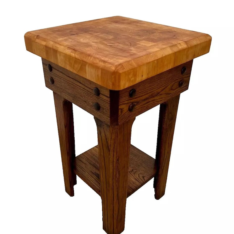 Butcher Block Table - Etsy