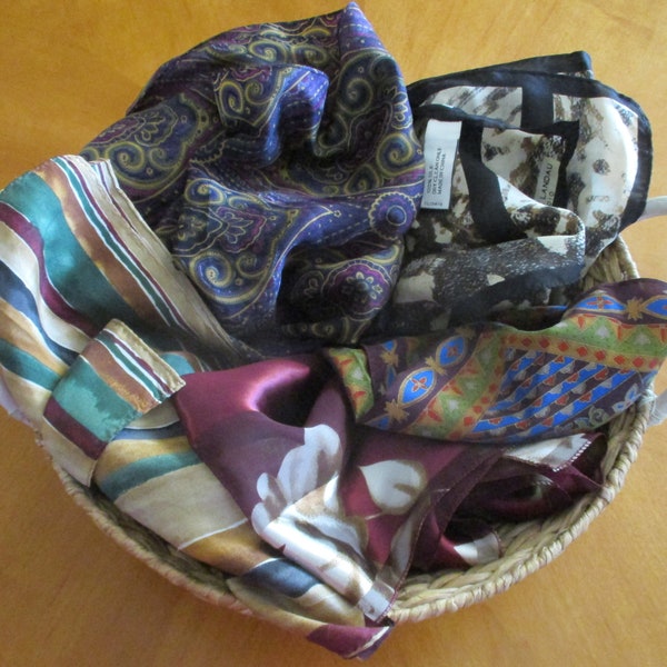 Liz Claiborne Silk Scarf - Etsy