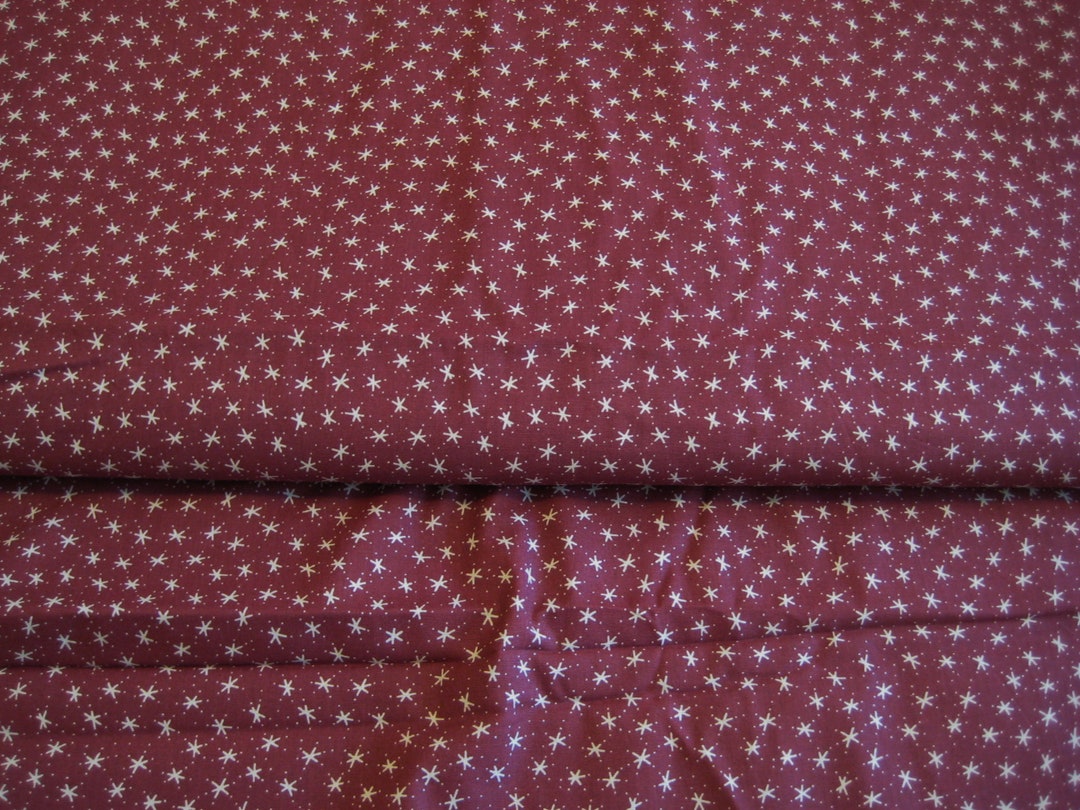 Springs Industries Stars Fabric Cotton Holidays 4 Yards or Quilting ...