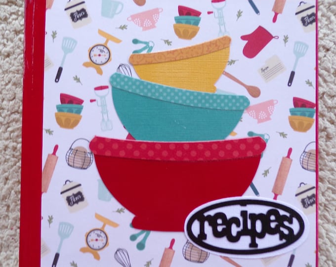 6x6 Recipe Scrapbook Album - Etsy