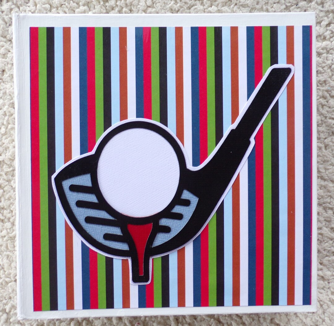 6x6 Golf Scrapbook Photo Album - Etsy
