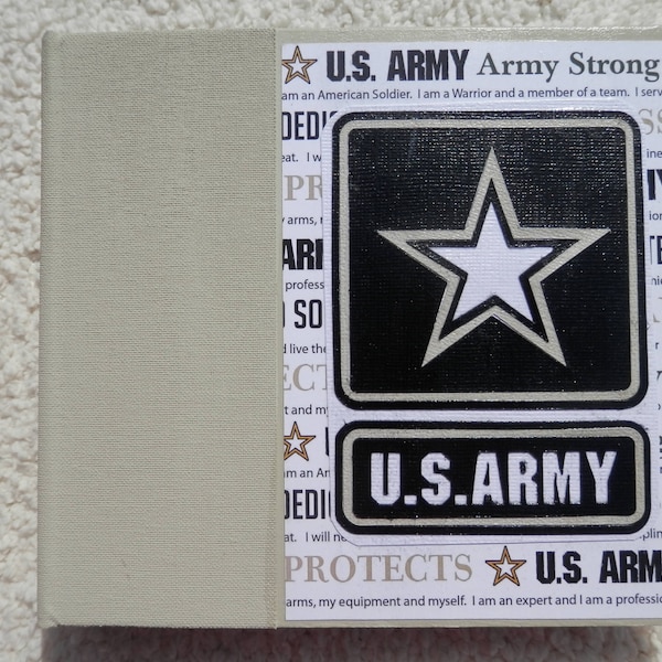 Army Scrapbook Album - Etsy