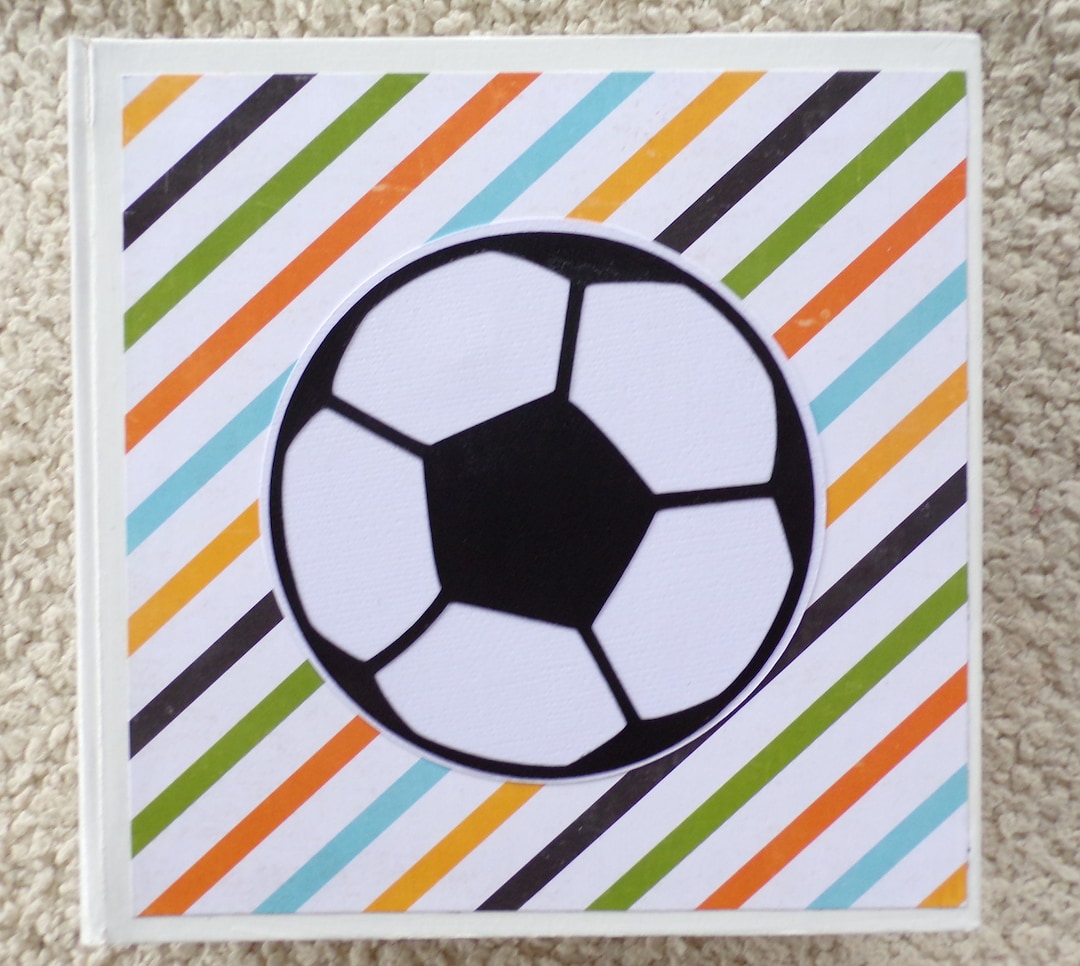 6x6 Soccer Scrapbook Album - Etsy