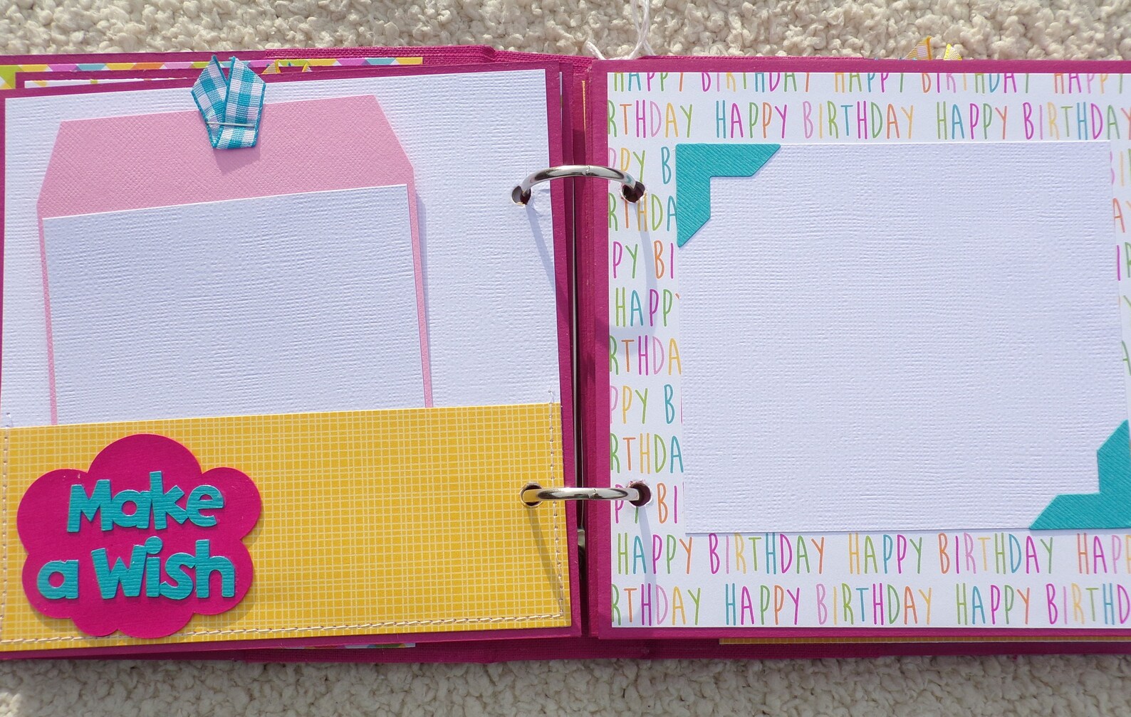 6x6 Happy Birthday Scrapbook Photo Album - Etsy