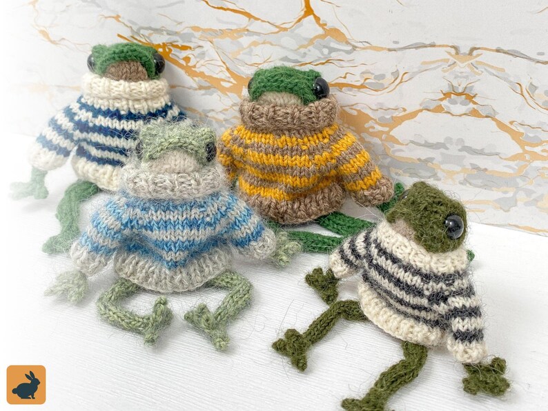 MADE TO ORDER: Tiktok Frog Sweater Amigurumi Handmade Knit - Etsy
