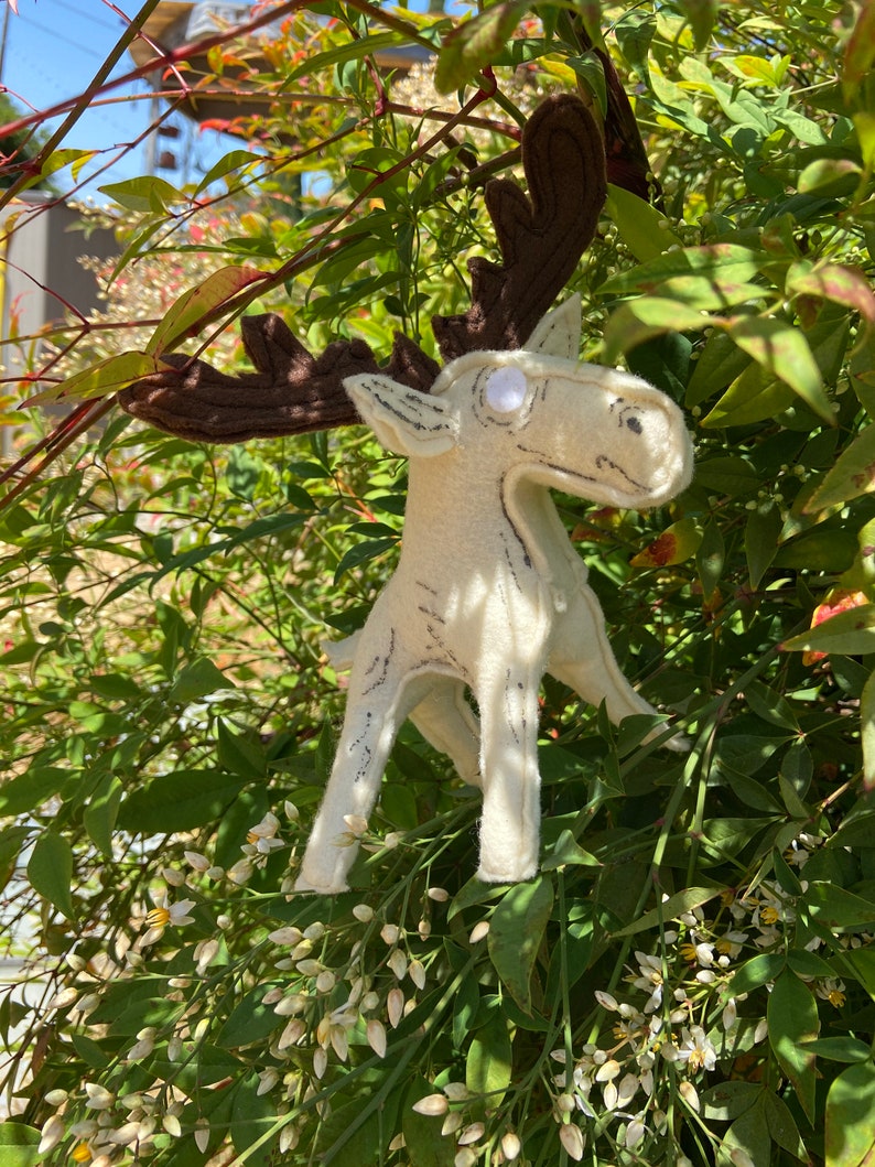 Maine Specter Moose Cryptid Plush Moose - Etsy