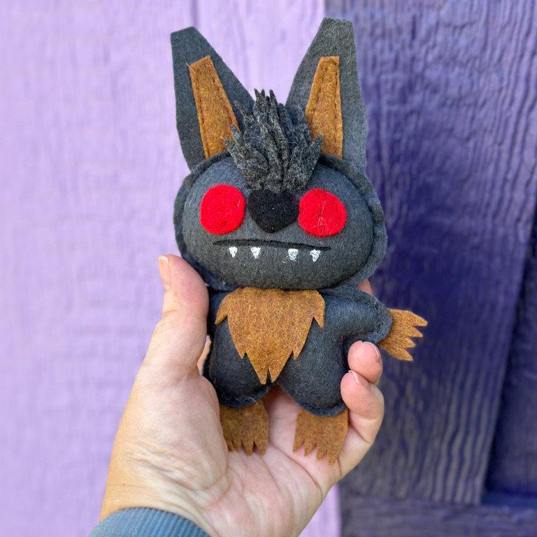 Louisiana Rougarou Loup Garou, Cryptid Plush, Werewolf Stuffed Animal ...