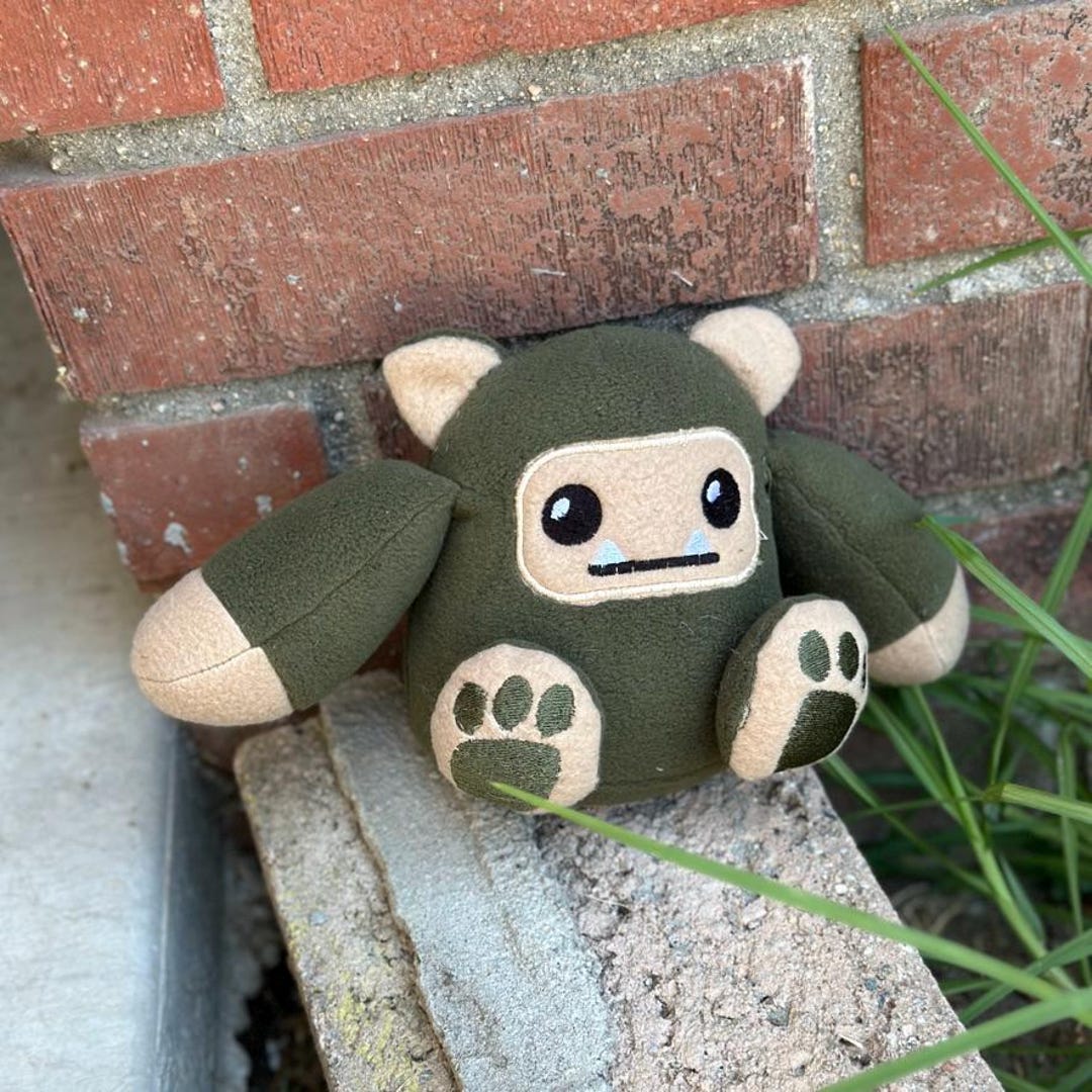 Bigfoot Plush, Moss Colored Bigfoot, Cryptid Stuffed Animal - Etsy