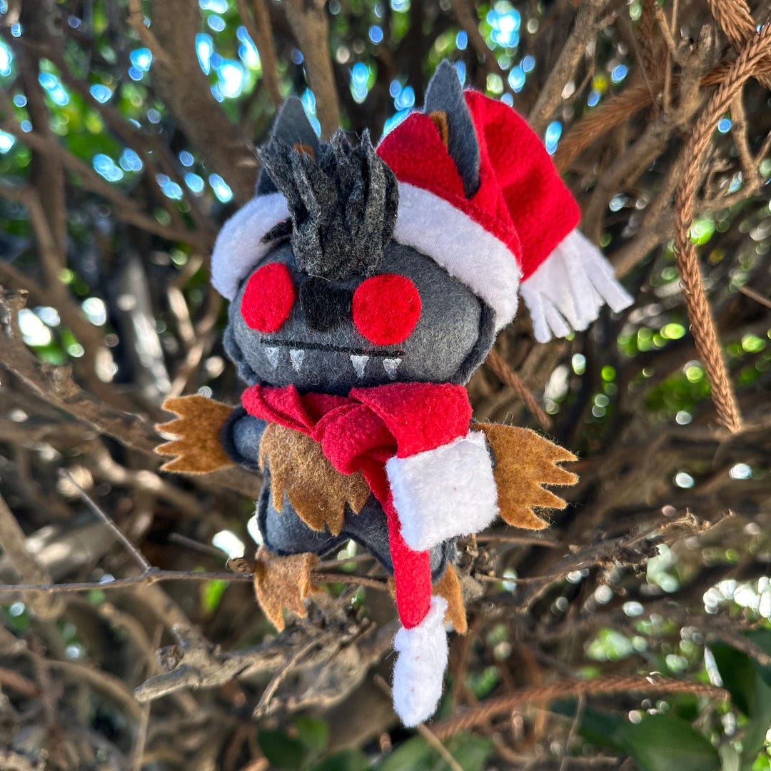 Rougarou Loup Garou, Winter Holiday, Louisiana Cryptid Plush, Werewolf ...