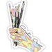 Creative Queen Artist Sticker, Creative Art Sticker, Painting Sticker ...