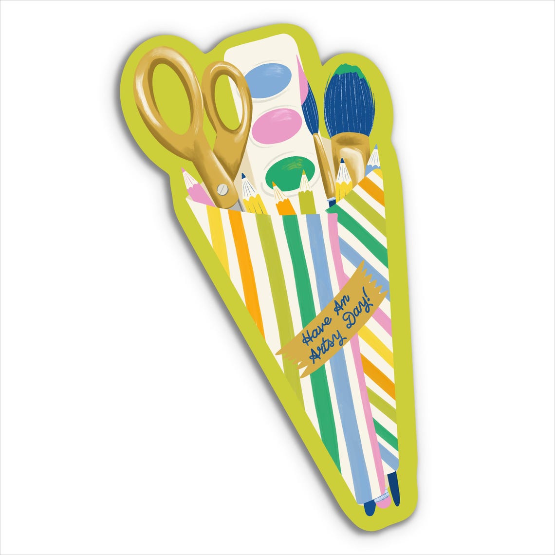 Creative Art Sticker, Painting Sticker, Sticker for Artists, Gifts for ...