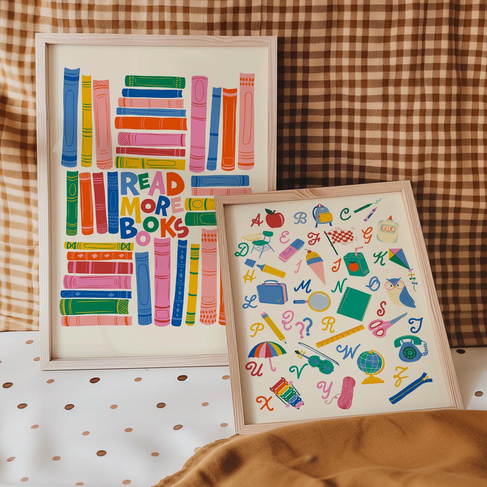 Read More Books and Back to School ABC Chart 16x20 - Etsy