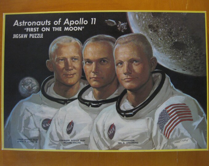 Astronauts of Apollo 11 "first on the Moon" Jigsaw Puzzle 500 Piece ...