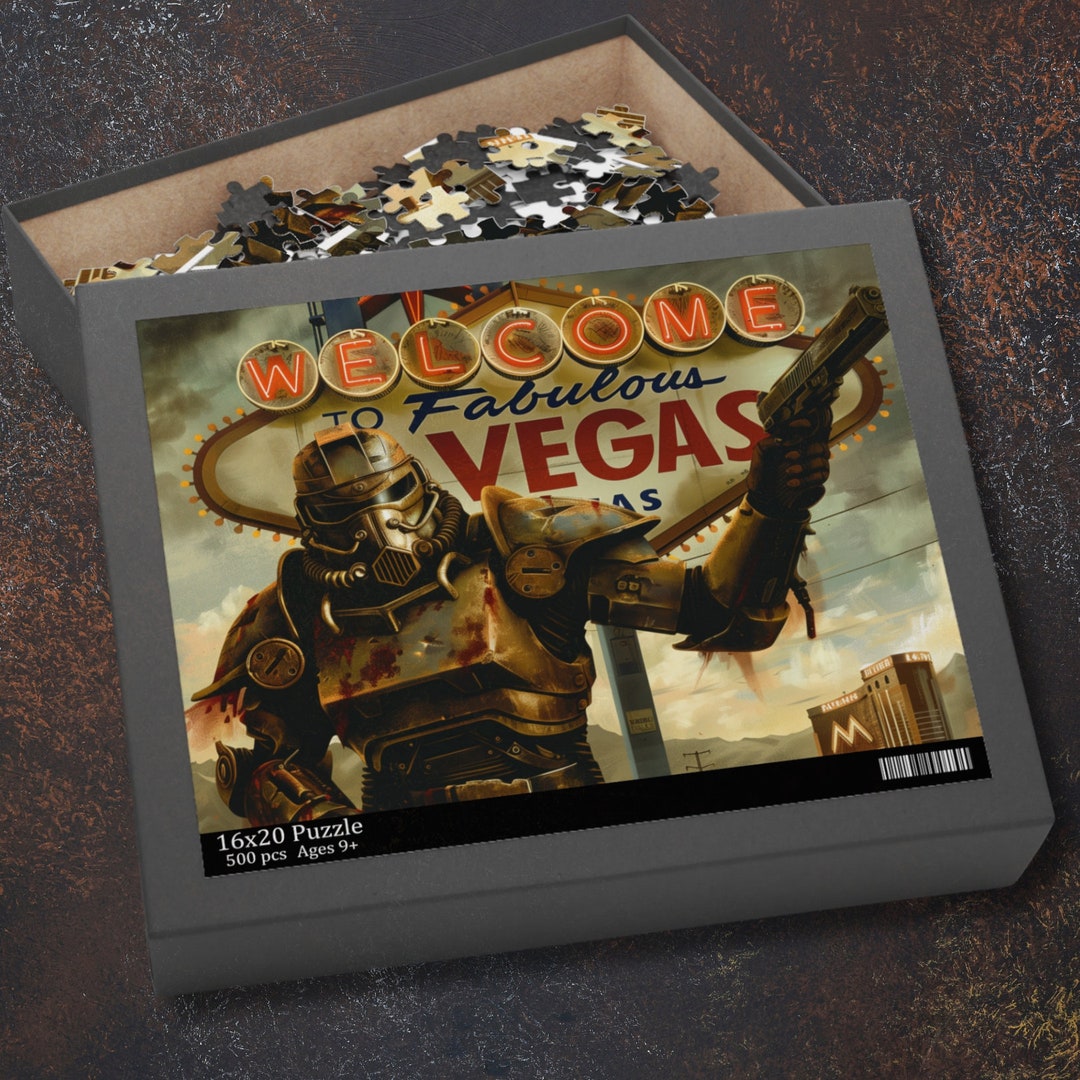 Fallout New Vegas Jigsaw Puzzle Video Game Toys, Gifts and Accessories ...