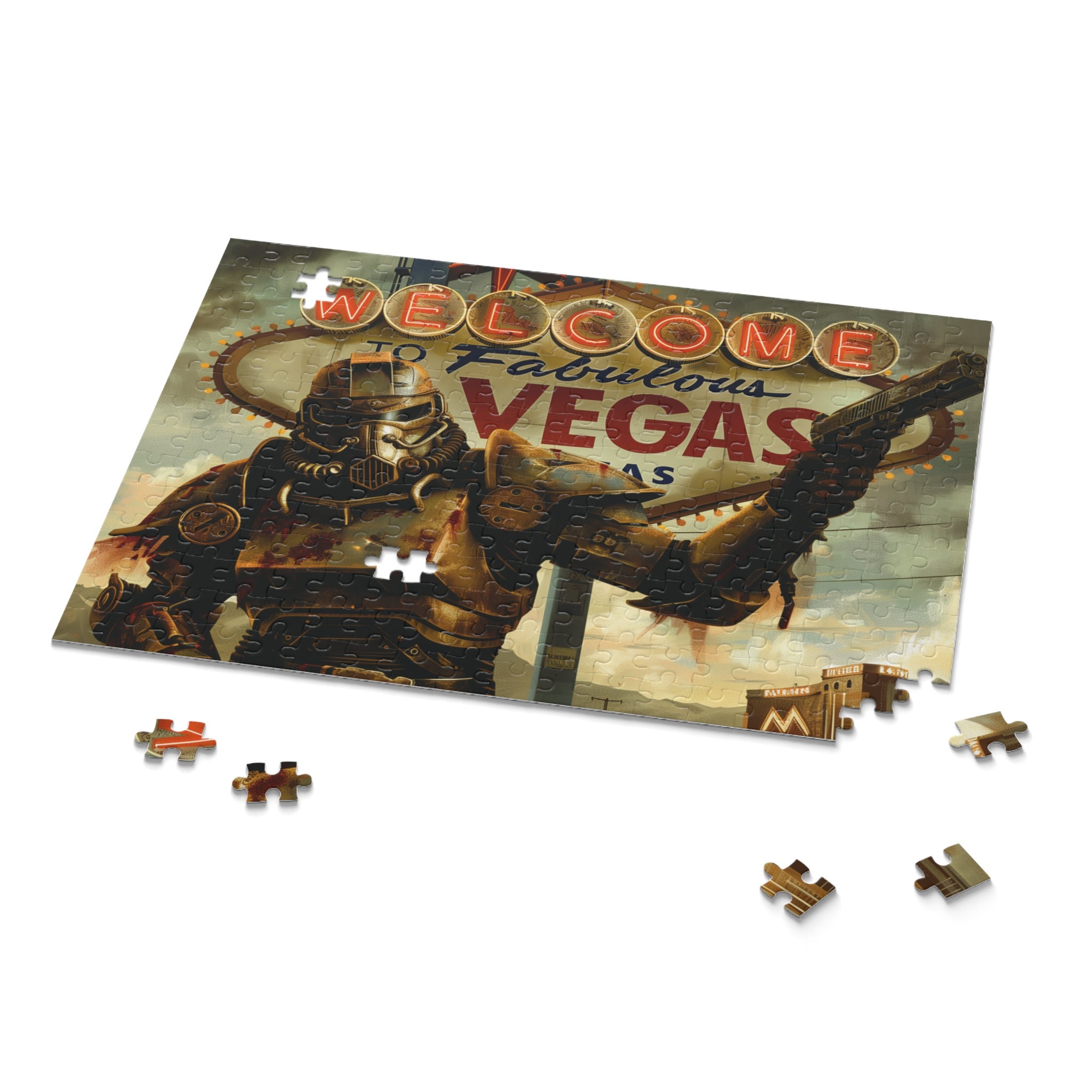 Fallout New Vegas Jigsaw Puzzle Video Game Toys, Gifts and Accessories ...