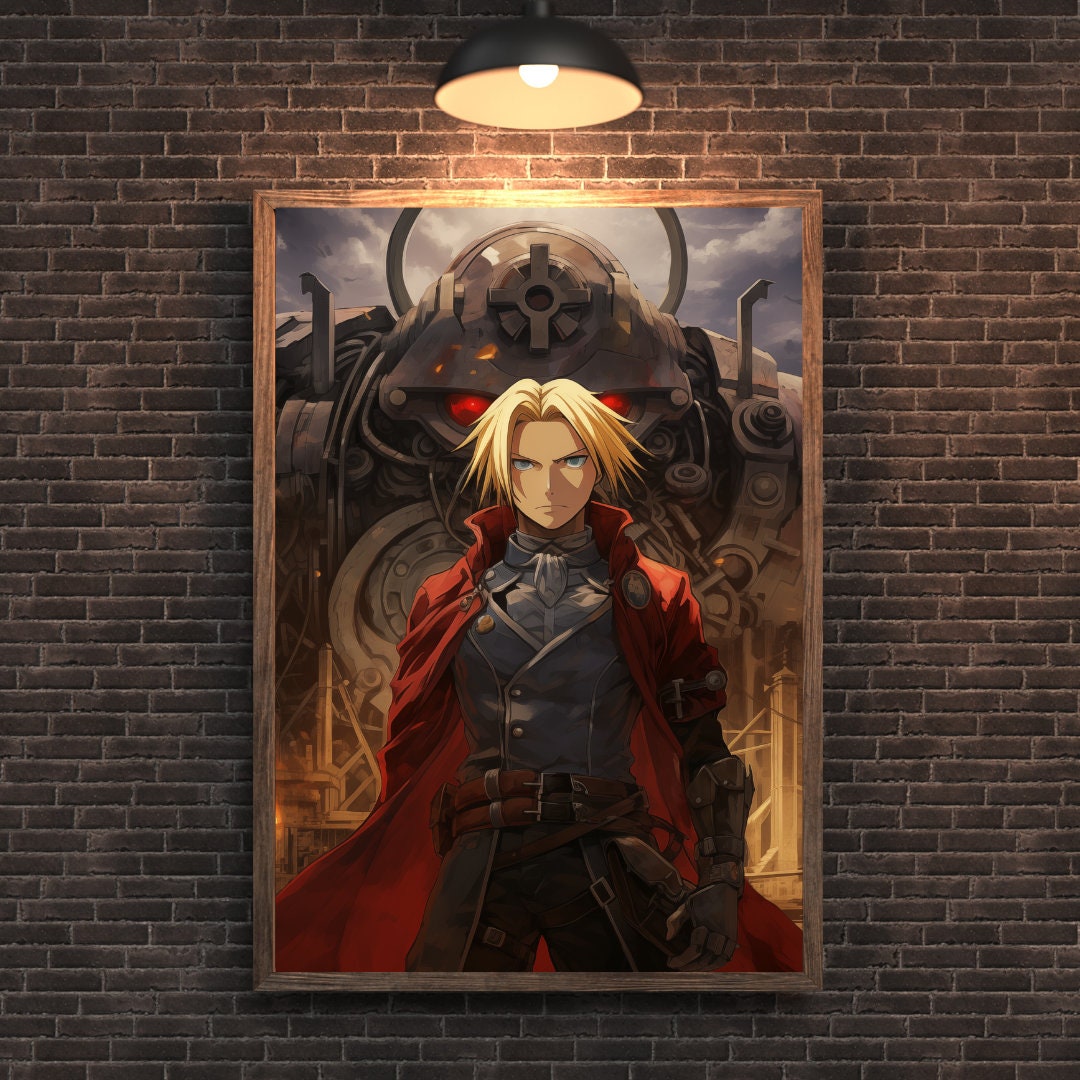 Digital Full Metal Alchemist Poster Print Abstract Re-imagination of ...