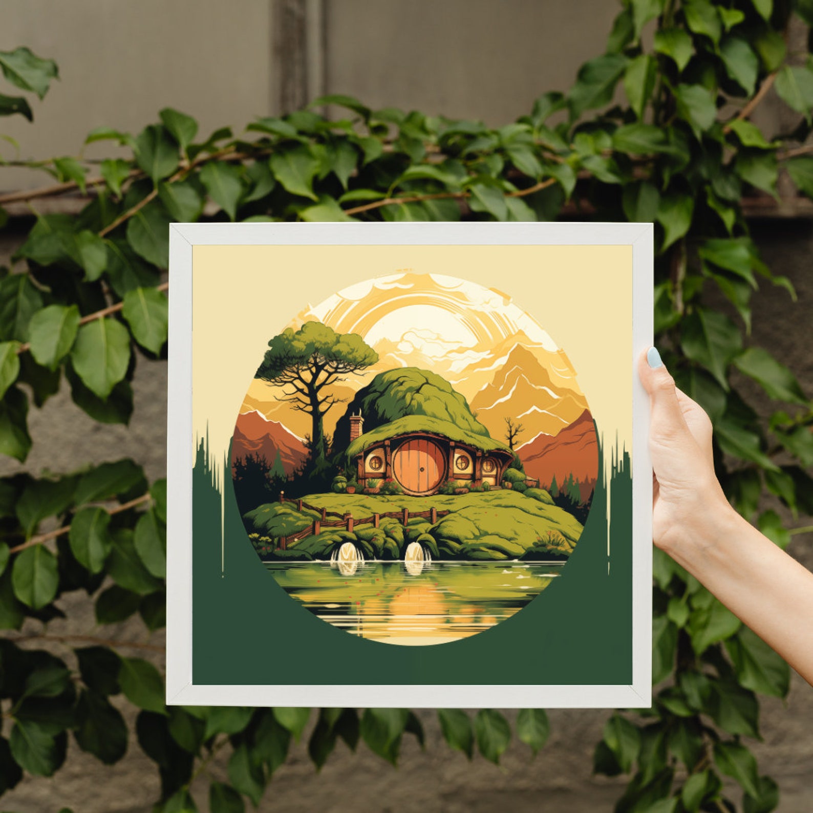 Digital Print Set of Lord of the Rings Hobbiton Shire Posters LOTR ...