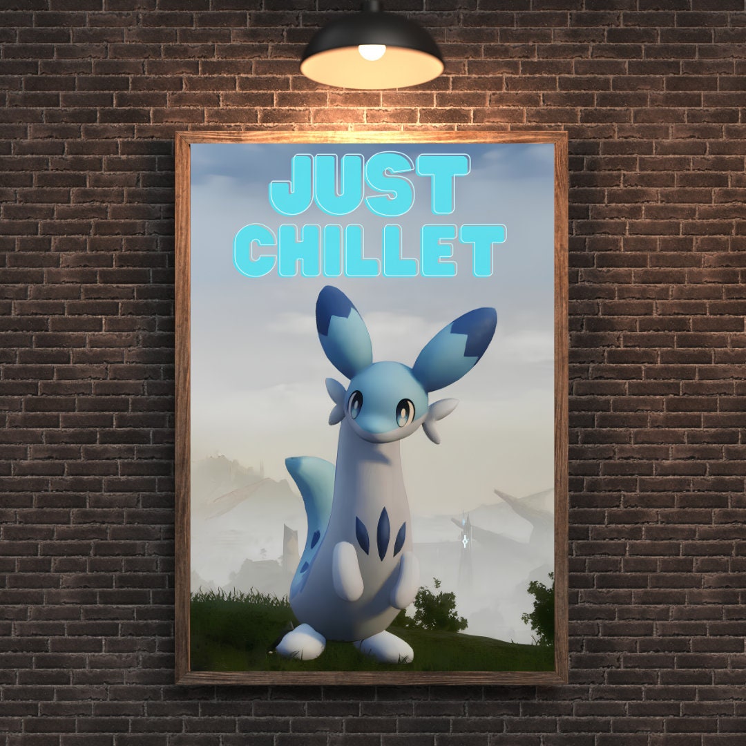 Palworld Chillet in Digitaldruck Just Chillet Herunterladbare ...
