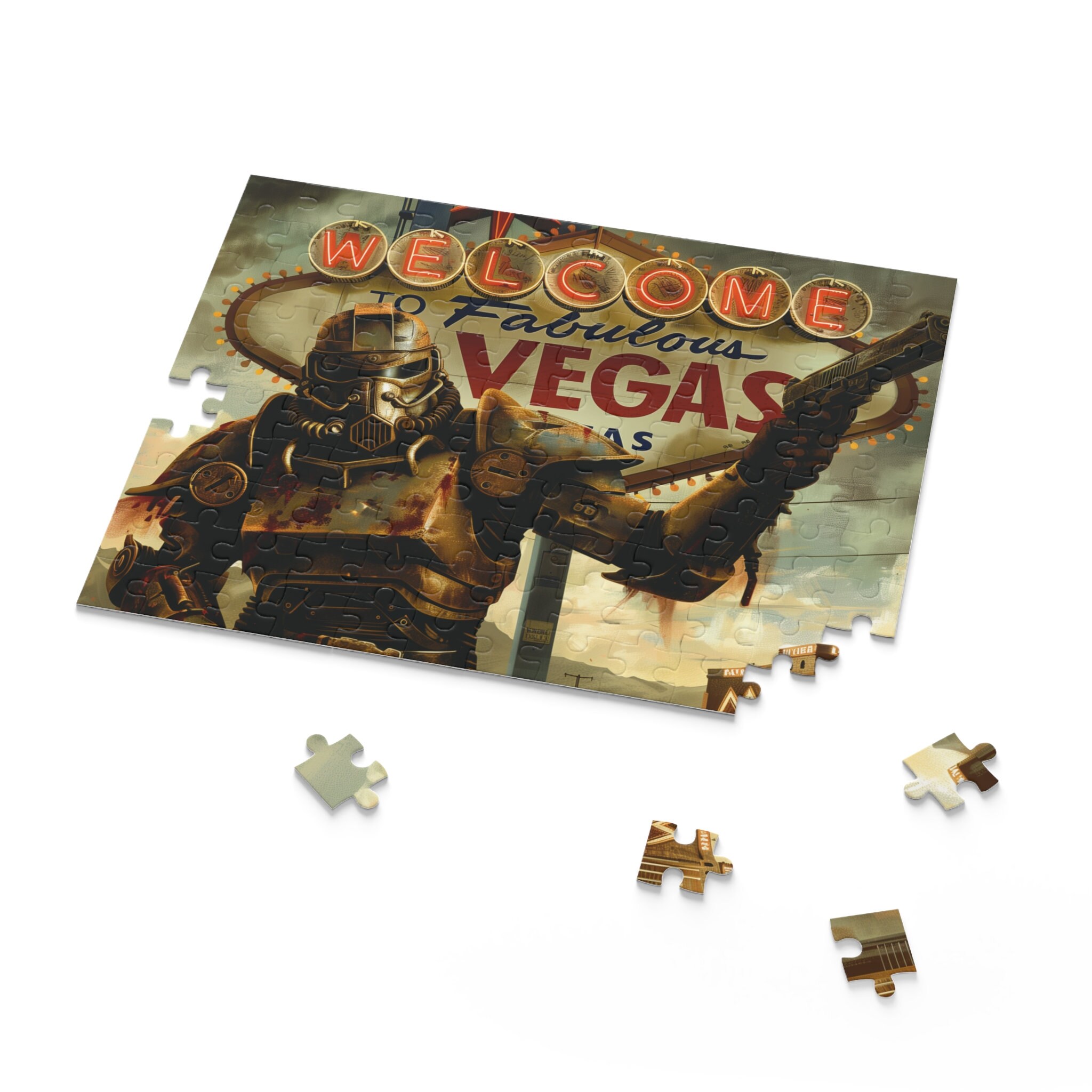 Fallout New Vegas Jigsaw Puzzle Video Game Toys, Gifts and Accessories ...