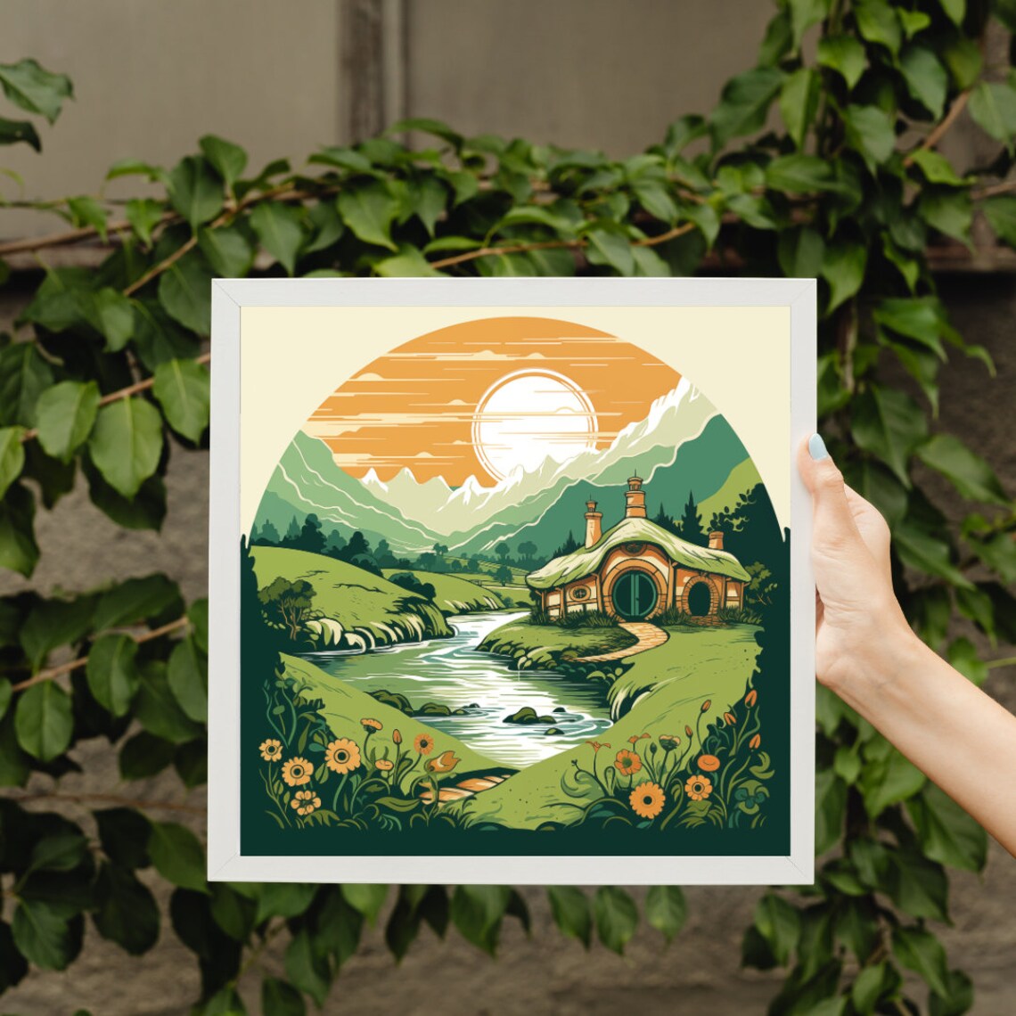 Digital Print Set of Lord of the Rings Hobbiton Shire Posters LOTR ...