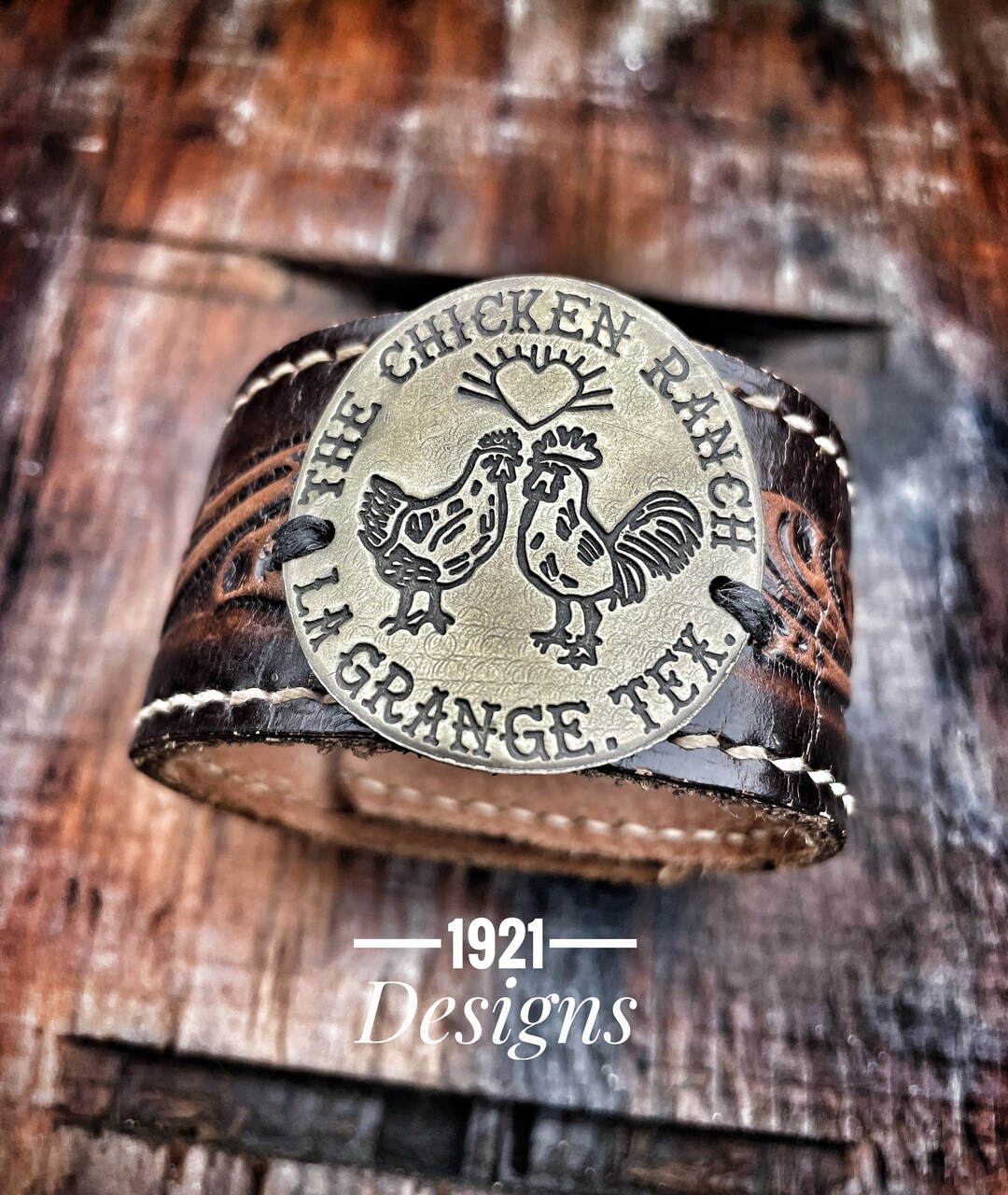 The Chicken Ranch Brothel Token Belt Cuff - Etsy