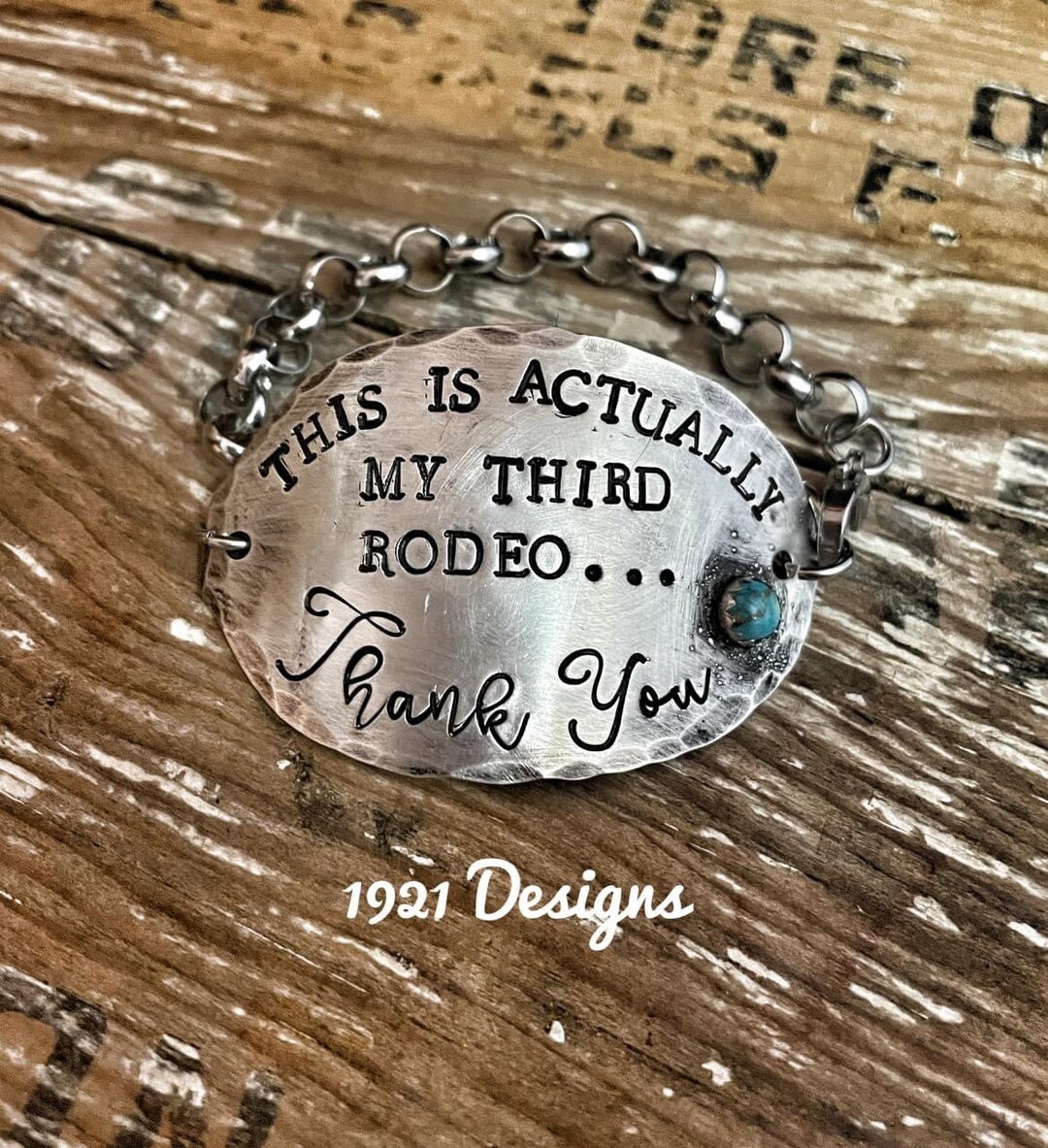 This is Actually My Third Rodeo Thank You - Spoon Bracelet - Etsy