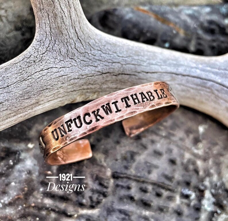 Copper Cuff - Hand Stamped - Hand Made - Etsy