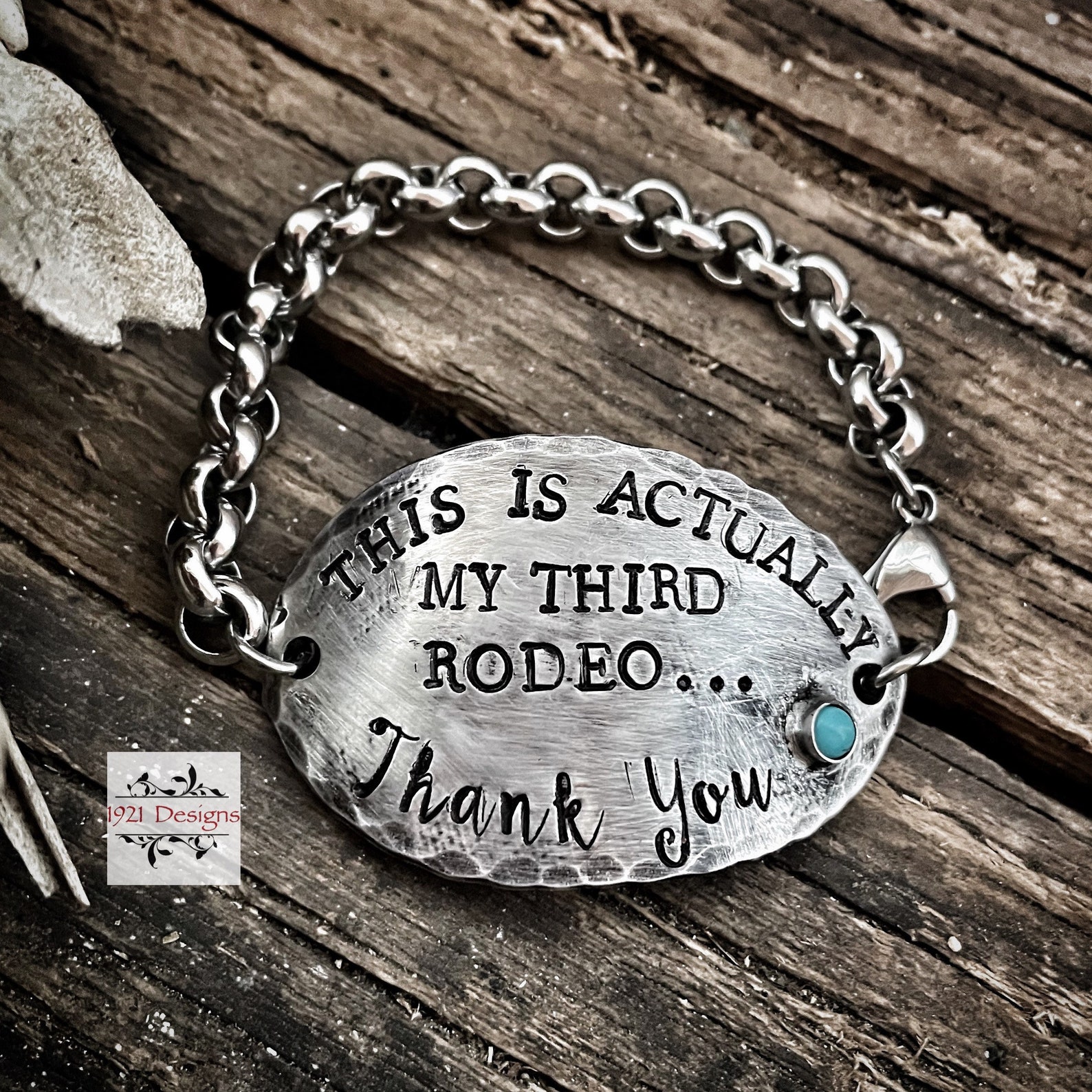 This is Actually My Third Rodeo Thank You Spoon Bracelet - Etsy