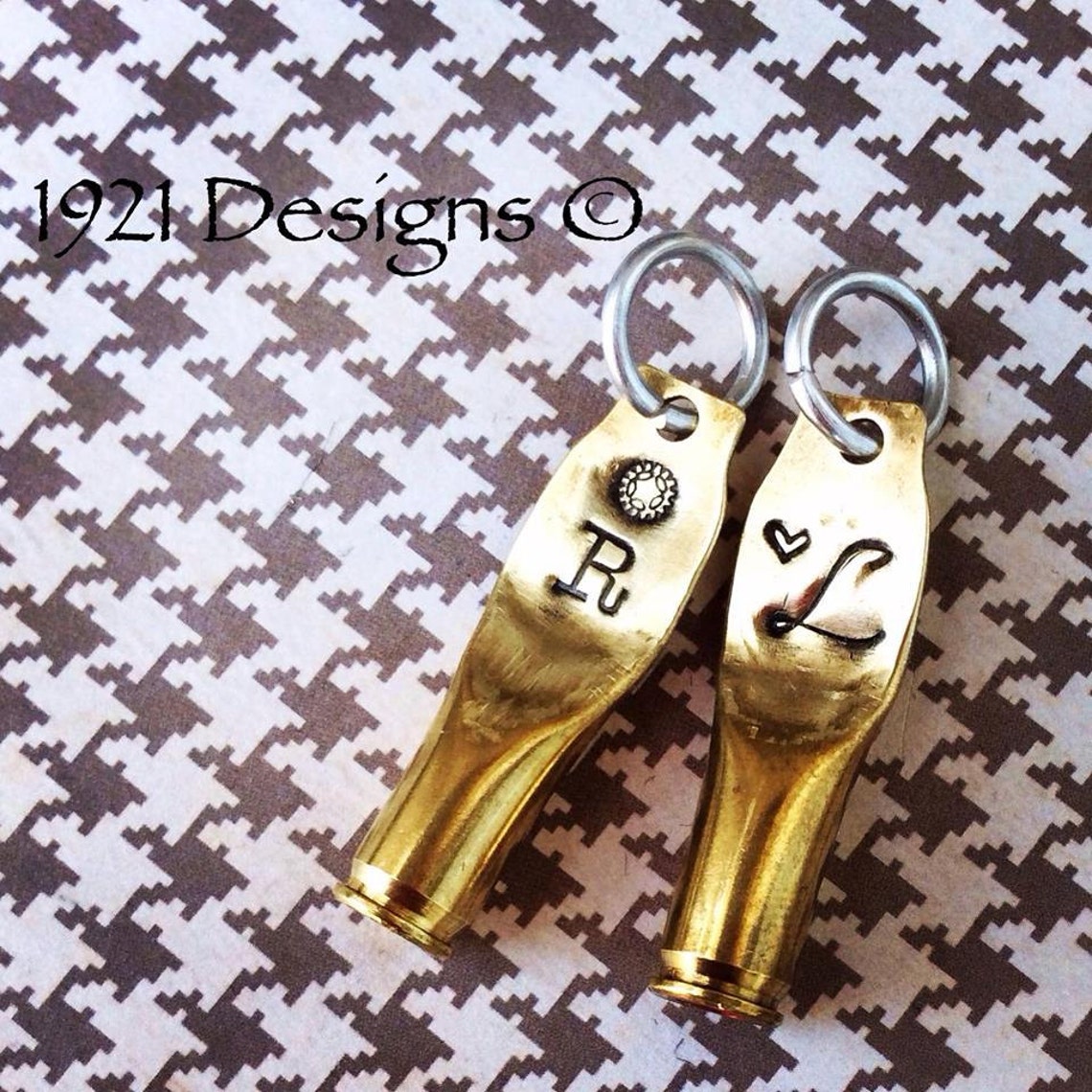 Stamped Key Rings - Etsy