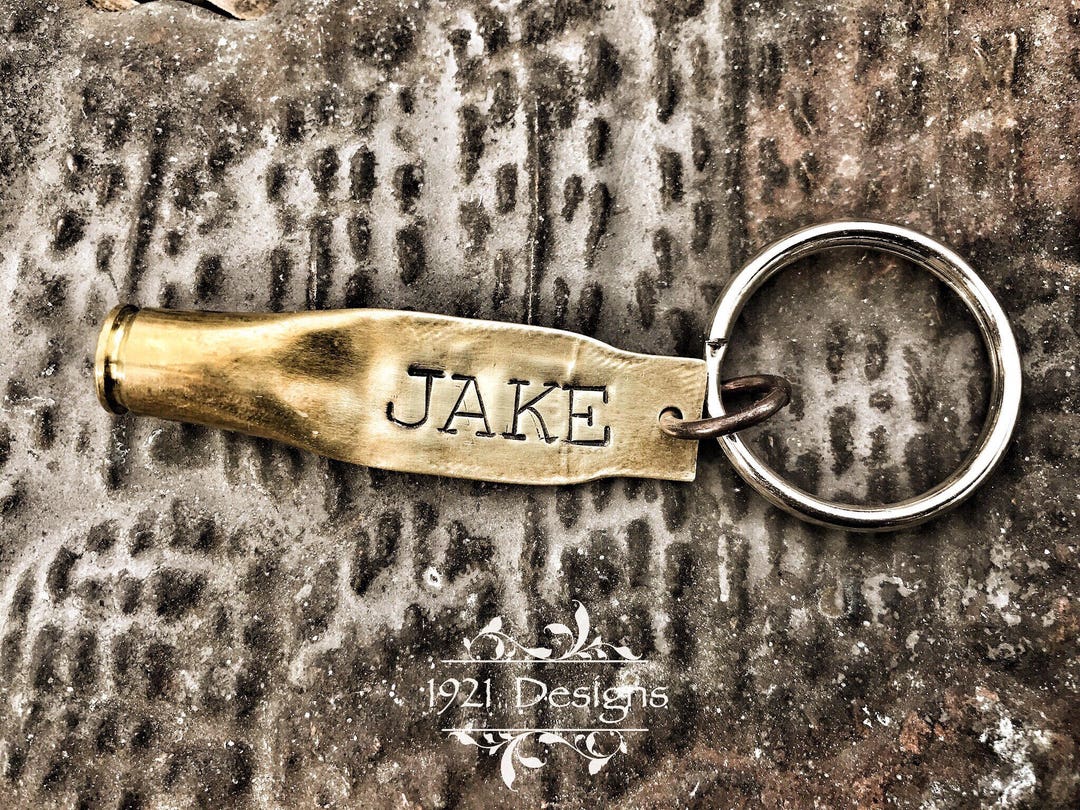Key Chain - Hand Stamped - Personalized - Etsy