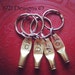 Stamped Key Rings - Etsy