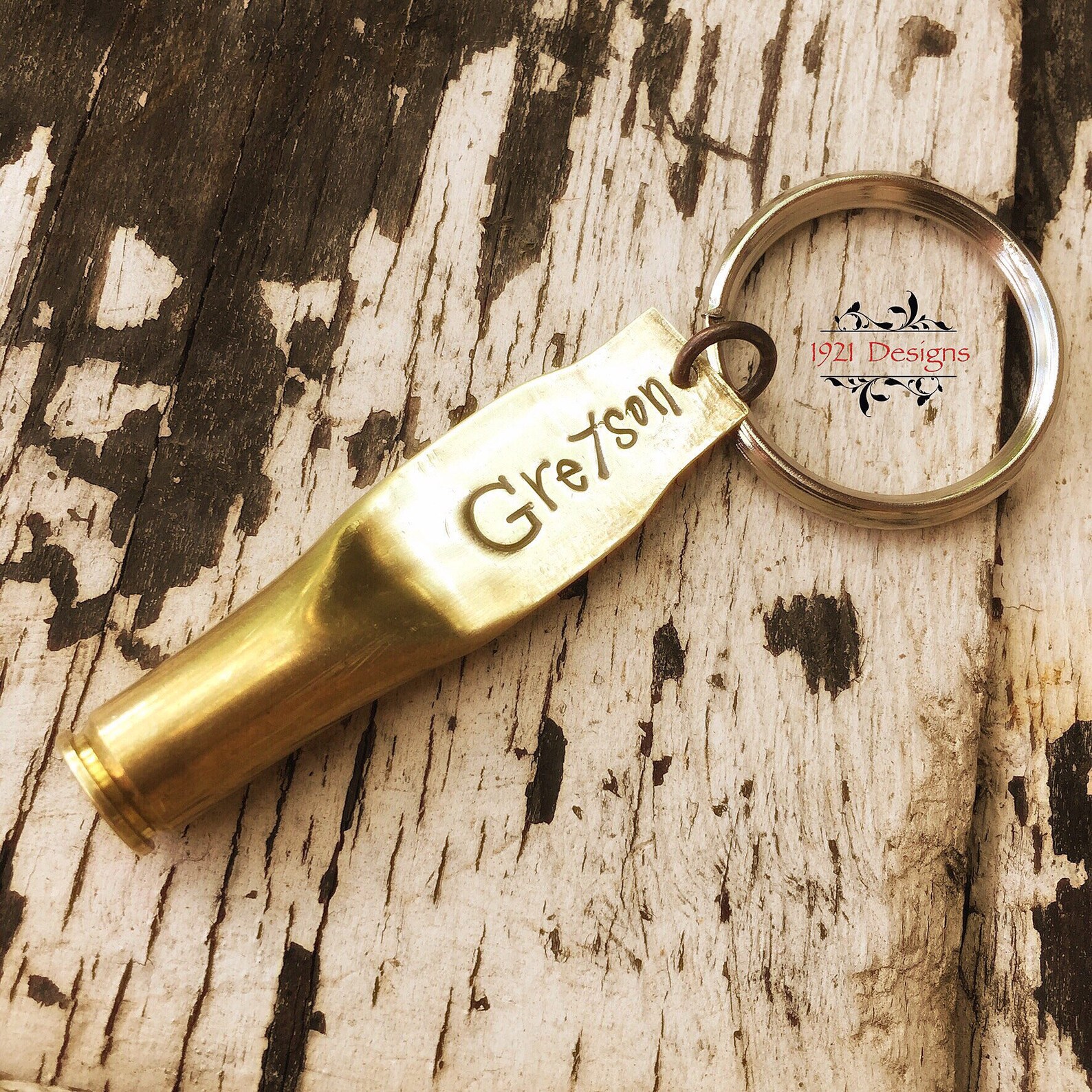 Key Chain Hand Stamped Personalized - Etsy