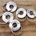 Personalized Key Ring Heavy Duty Washer Hand Stamped Jewelry - Etsy