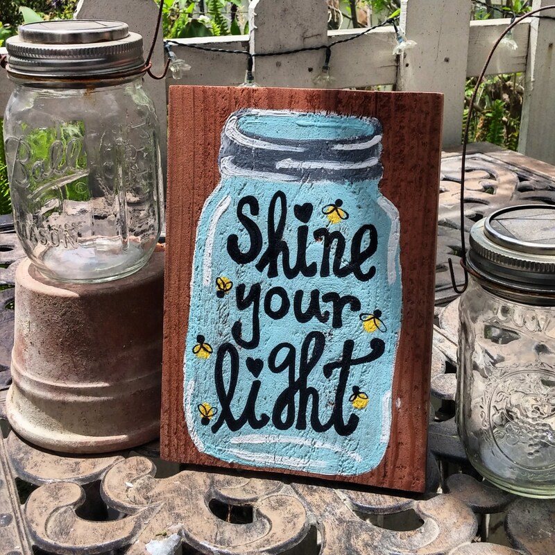 Mason Jar Sign - Etsy