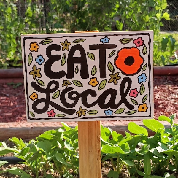 Eat Local Signs - Etsy