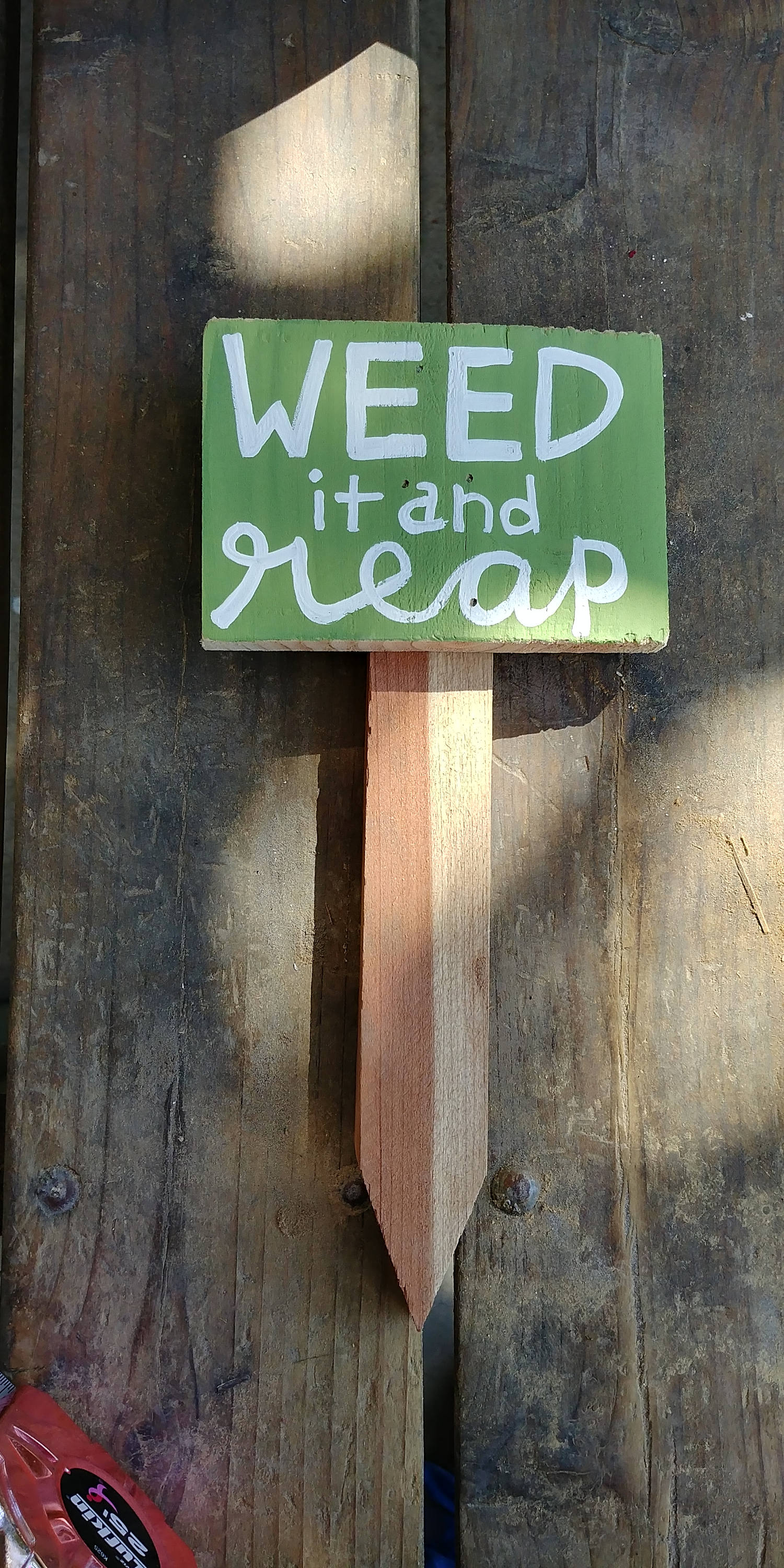 Buy Weed It and Reap Garden Sign Garden Stake Sign Gardening Online in ...