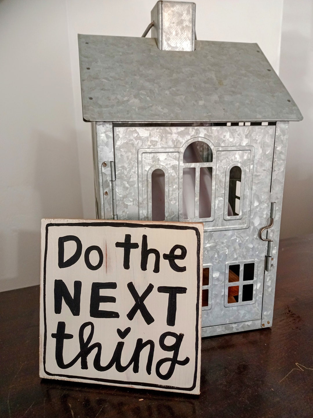 Homemaker Wood Sign Wall Decor Do the Next Thing Modern Farmhouse Sign ...