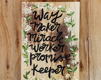 Way Maker Sign | Etsy
