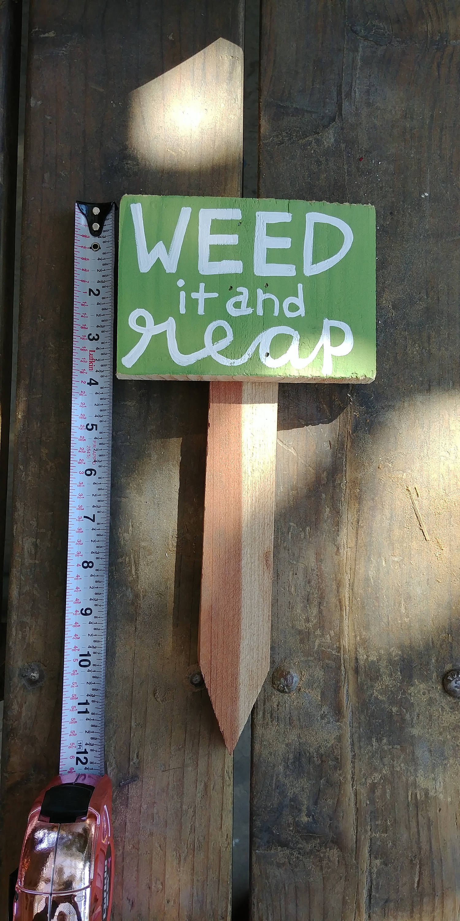 Buy Weed It and Reap Garden Sign Garden Stake Sign Gardening Online in ...