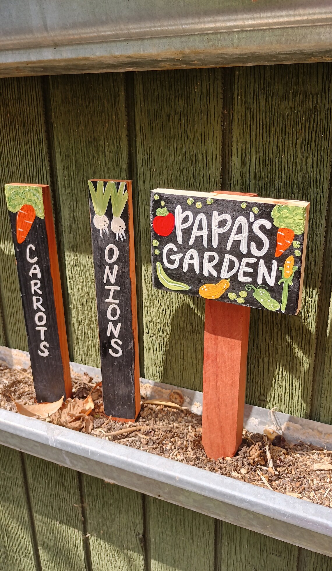 Personalized Vegetable Garden Sign Custom Name Wood Garden - Etsy