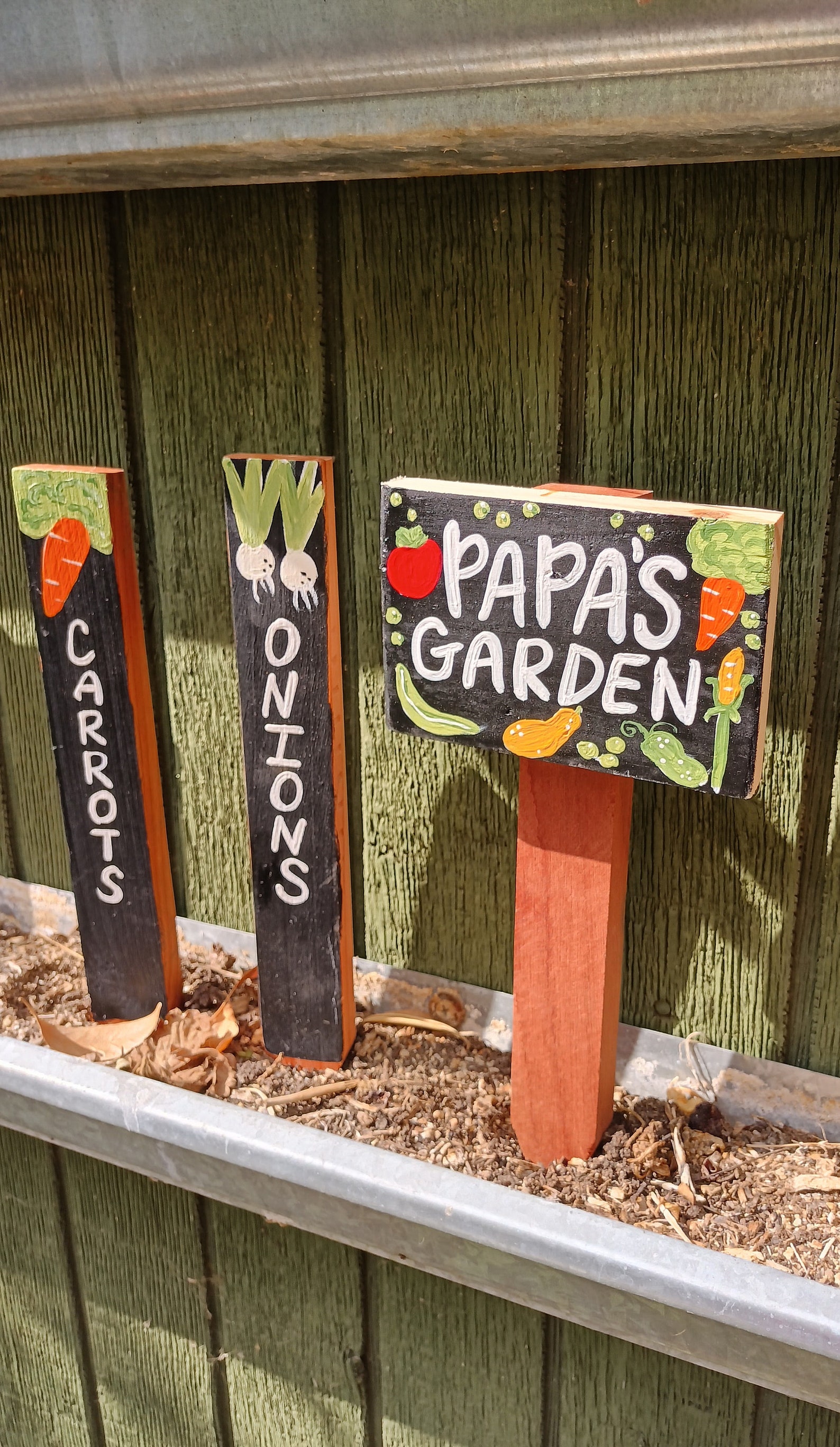 Personalized Vegetable Garden Sign Custom Name Wood Garden - Etsy